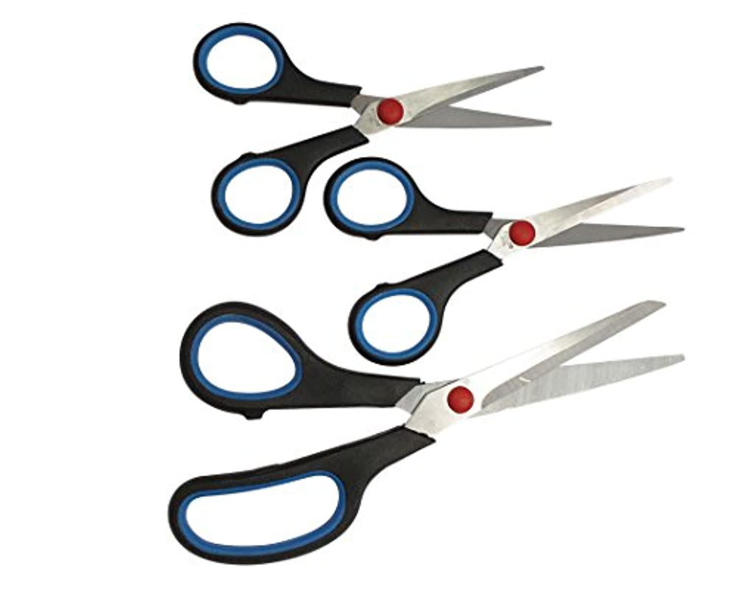 SE 3-Piece Stainless Steel Household Scissors Set - SC307 - Walmart.com