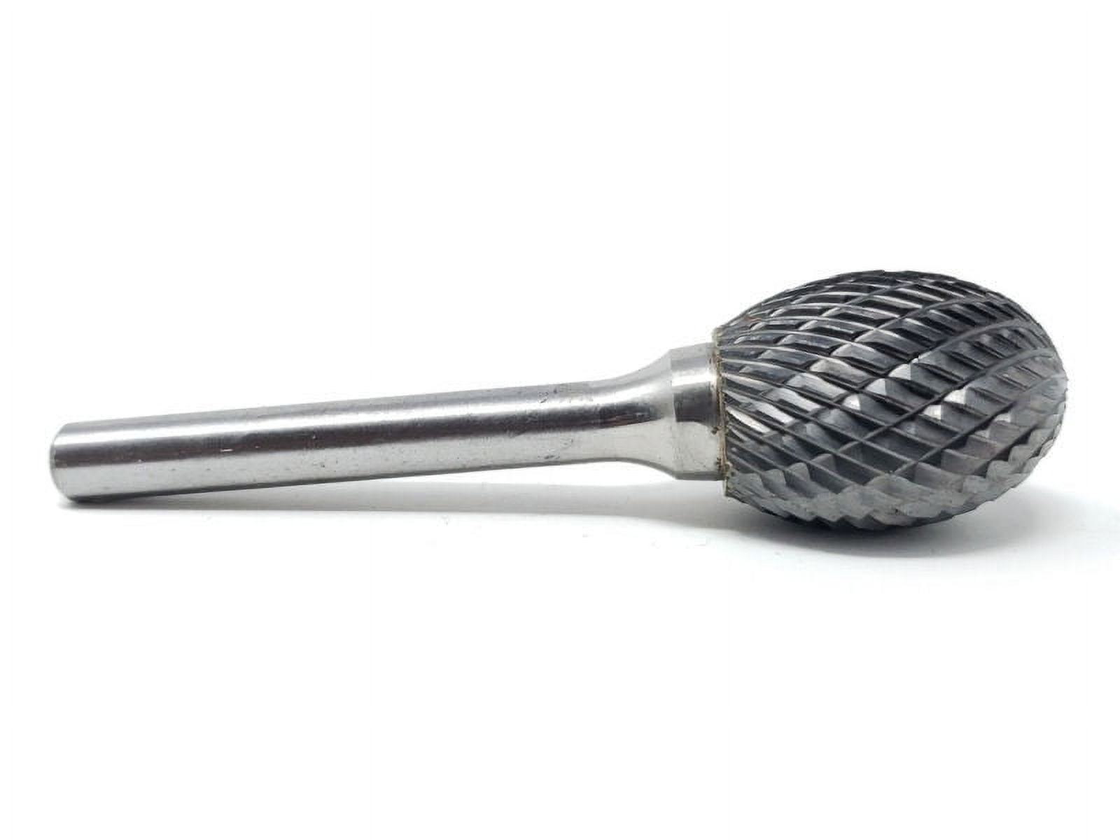 SE-7 Double Cut Oval Shape 3/4" x 1" Carbide Burr Bur Tool Die Grinder ...