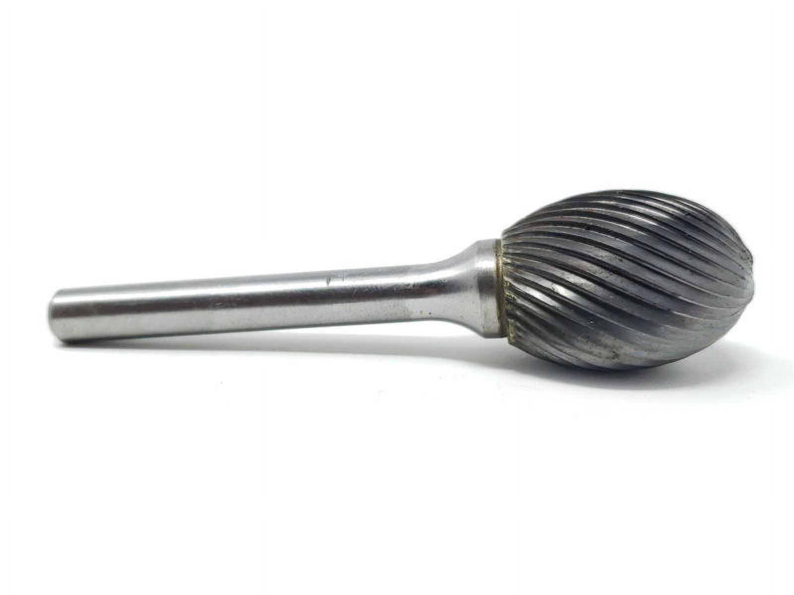 SE-7 Single Cut Oval Shape 3/4" x 1" Carbide Burr Bur Tool Die Grinder ...