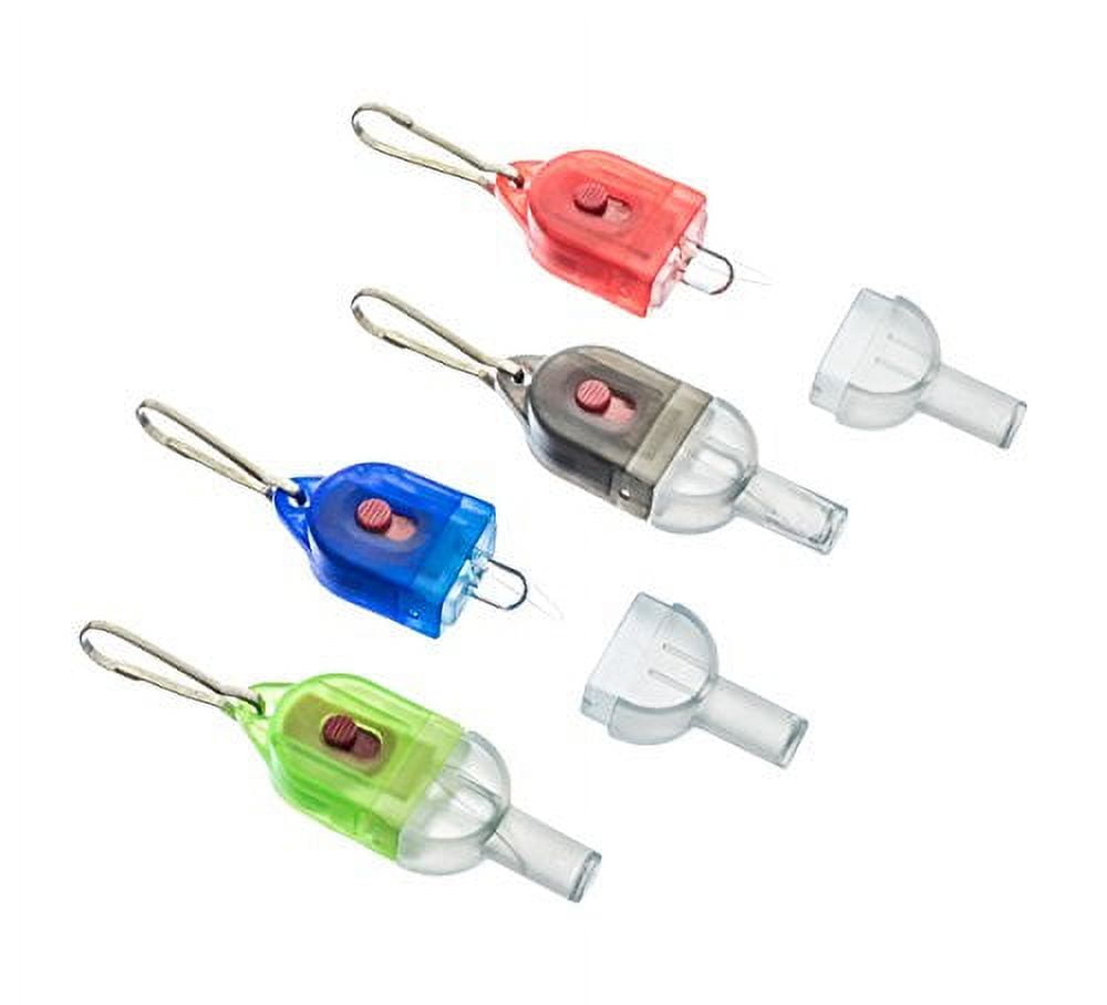 SE Assorted Color Illuminated Needle Threaders with White LEDs (24-Pack ...