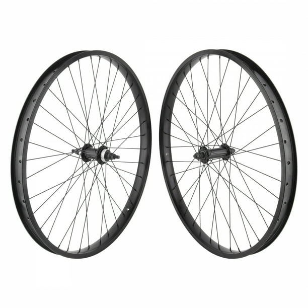 SE Bikes Blocks Flyer 26in Wheelset Black NMSW 36H 1-Speed FW Bolt-On 3 ...