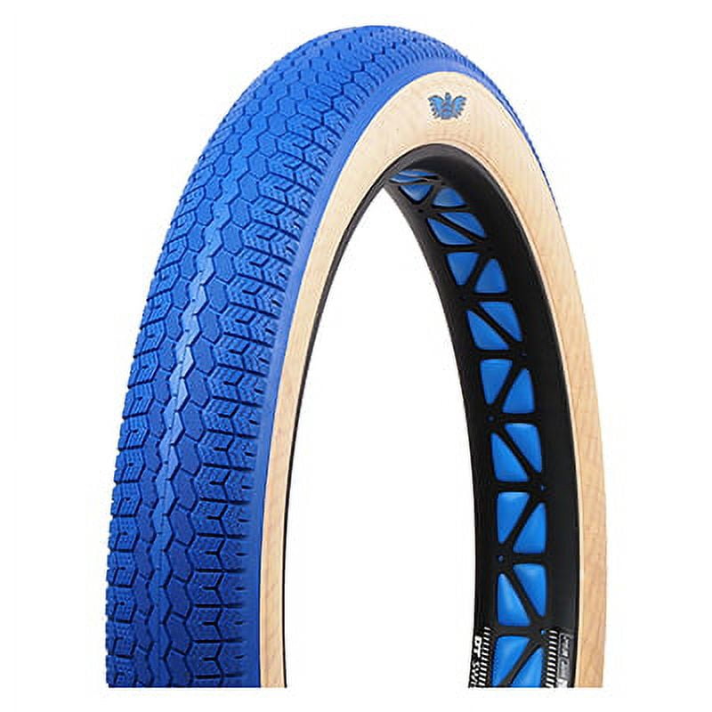 SE Bikes Chicane 26 x 3.5 Clincher Wire TPI 20 Bu/Tan Reflective BMX - Walmart.com