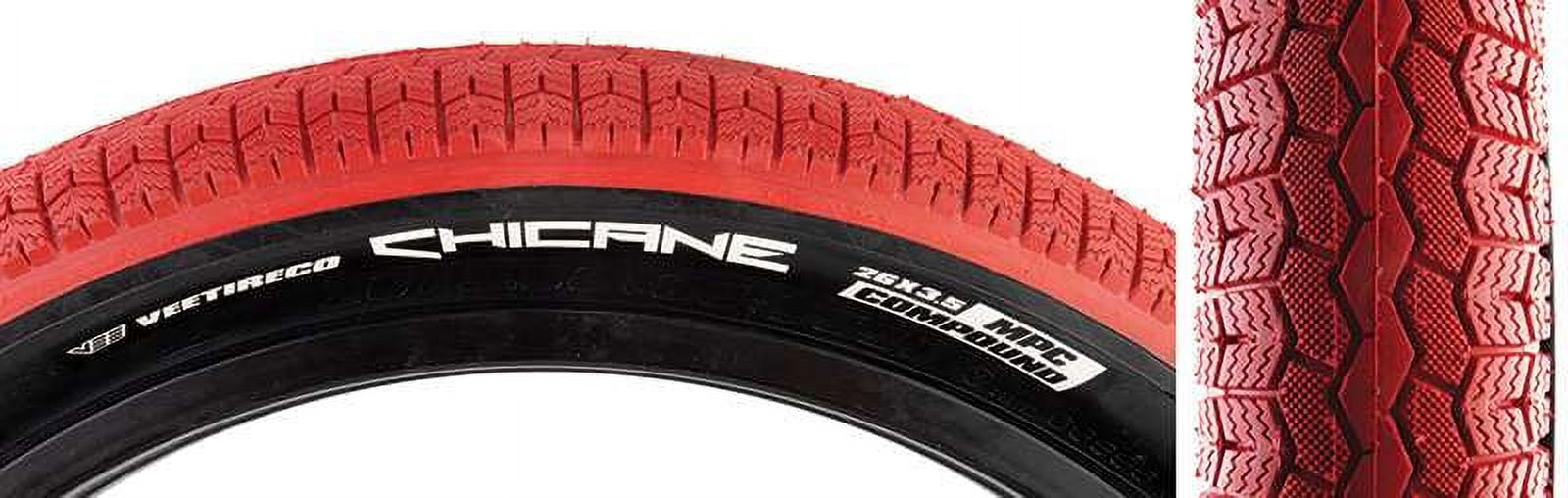 SE Bikes Chicane BMX Bike Tire 26" x 3.5", Black - Walmart.com