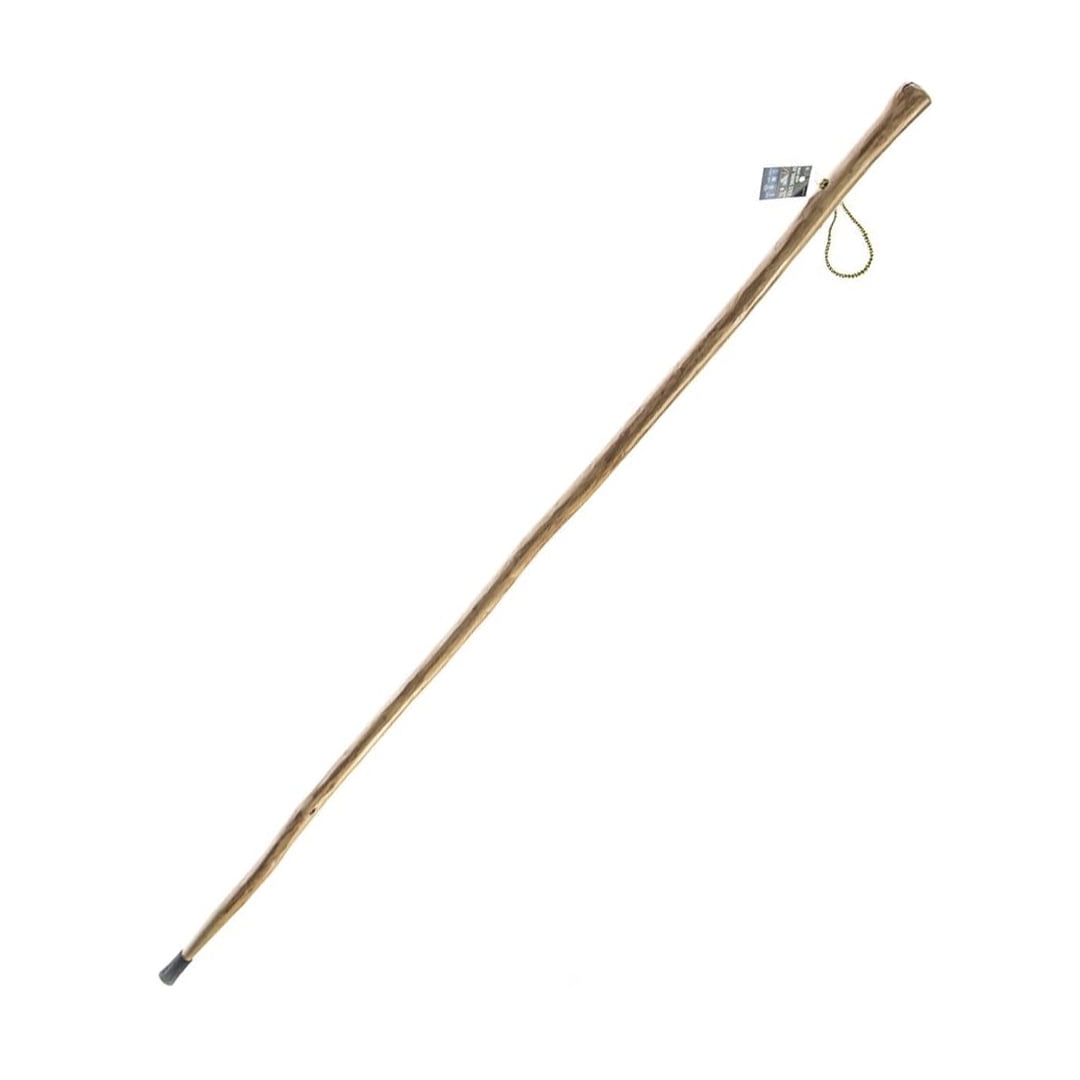 SE, Hiking Stick, 60" Heavy Duty Wooden Walking Poles with Spike Tip ...
