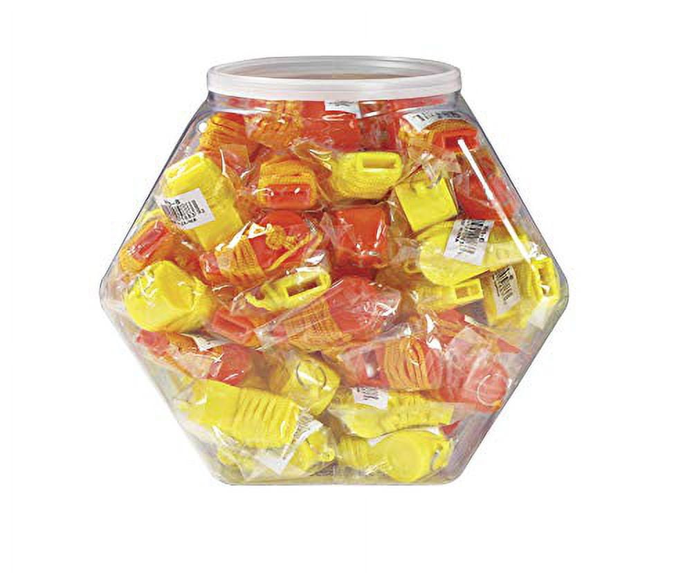 SE Orange Plastic Whistles with 14" Lanyards (100 PC.) - WH3-B-100 ...