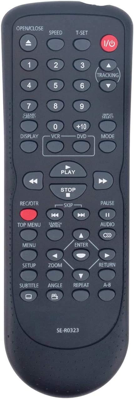 SE-R0323 Infared Remote Control Replace for Toshiba DVD Video VCR Combo ...