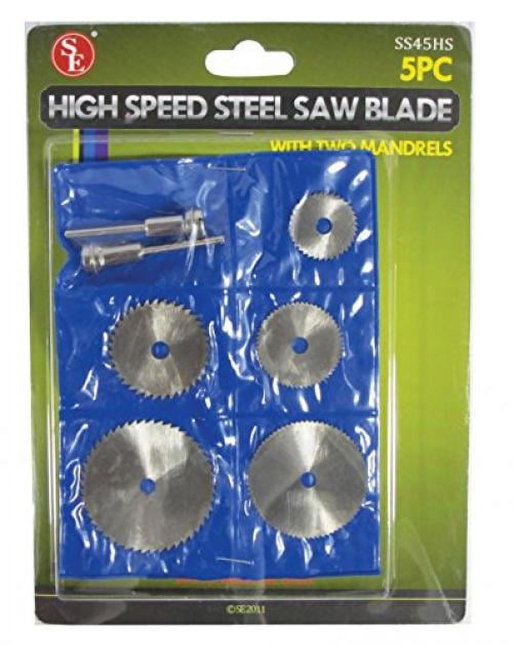 SE SS45HS 5-Piece High-Speed Steel Saw Blades Set - Walmart.com