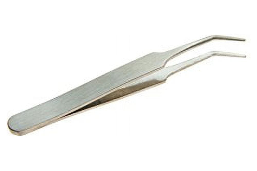 SONA 3" Mini Tweezers Curved Point Tip, Stainless Steel , PVC Pouch ...