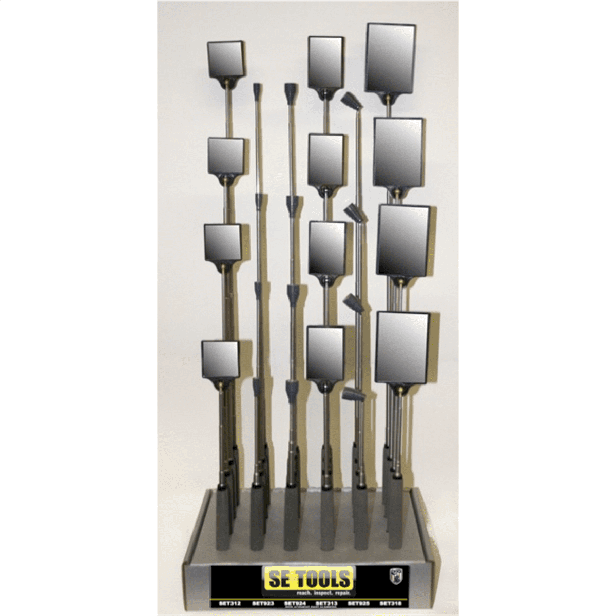SE Tools 24PC MIRROR & MAGNET DISPLAY - Walmart.com