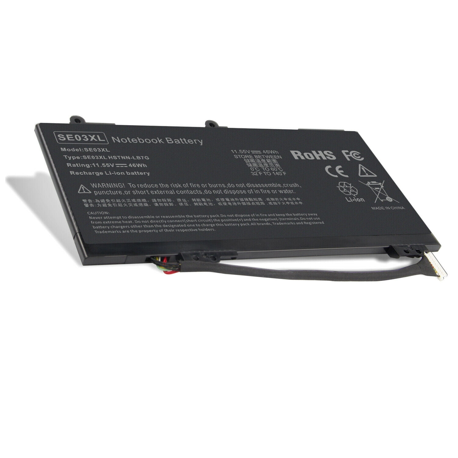 46Wh SE03XL Battery for HP Pavilion 14-AL027TX 14-AL028TX 14-AL062NR 14 ...