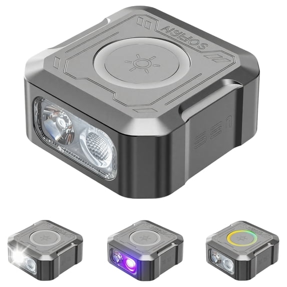 SE1 Keychain Flashlight, 300 Lumens Small EDC Flashlight with UV Light ...
