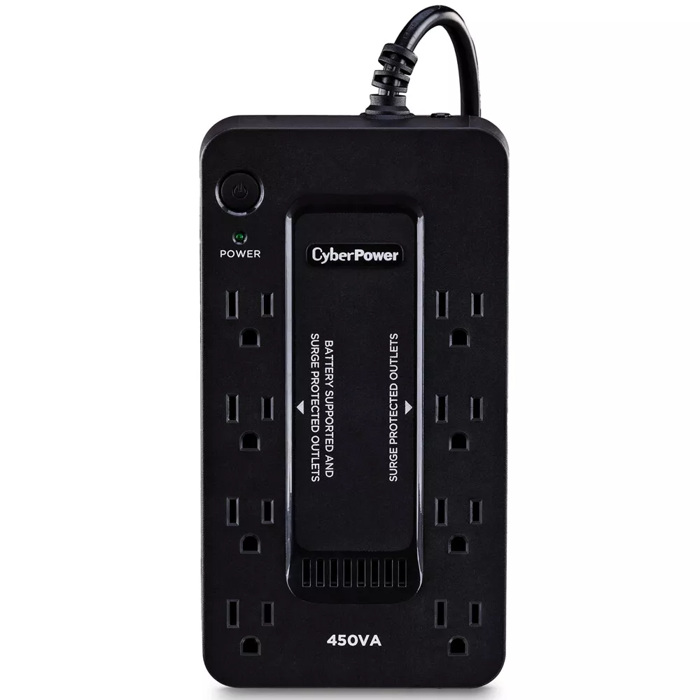 SE450G1 UPS 8-Outlet Battery Backup w/ Surge Protection, Energy Star ...