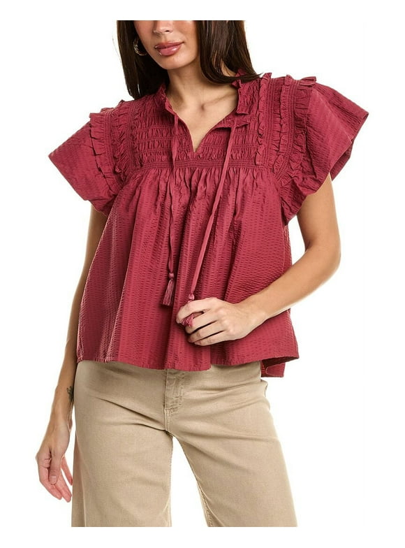 Womens Seersucker Tops