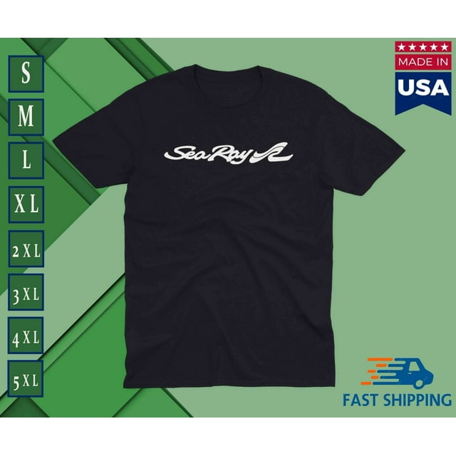 SEA RAY Boats Yachts Cruisers t-shirt USA MADE IN USA - Walmart.com
