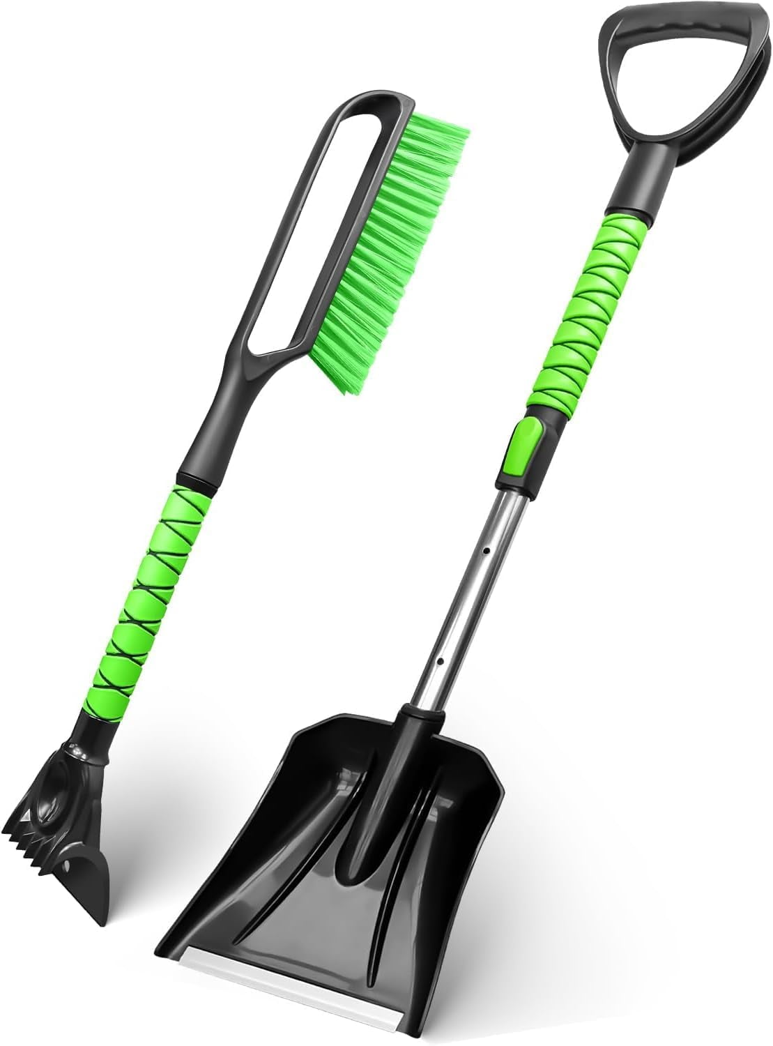 SEAAES Snow Brush and Emergency Snow Shovel for Car, Extendable Snow ...