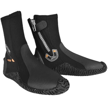 SEAC Pro HD 6mm Neoprene Snorkeling Gear Booties with Side Zipper, Non ...