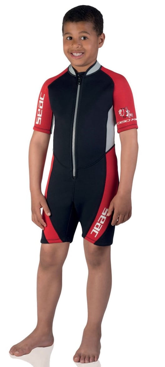 SEAC Ciao 2.5mm Kid's Neoprene Short Wetsuit - Kid 11 - Walmart.com