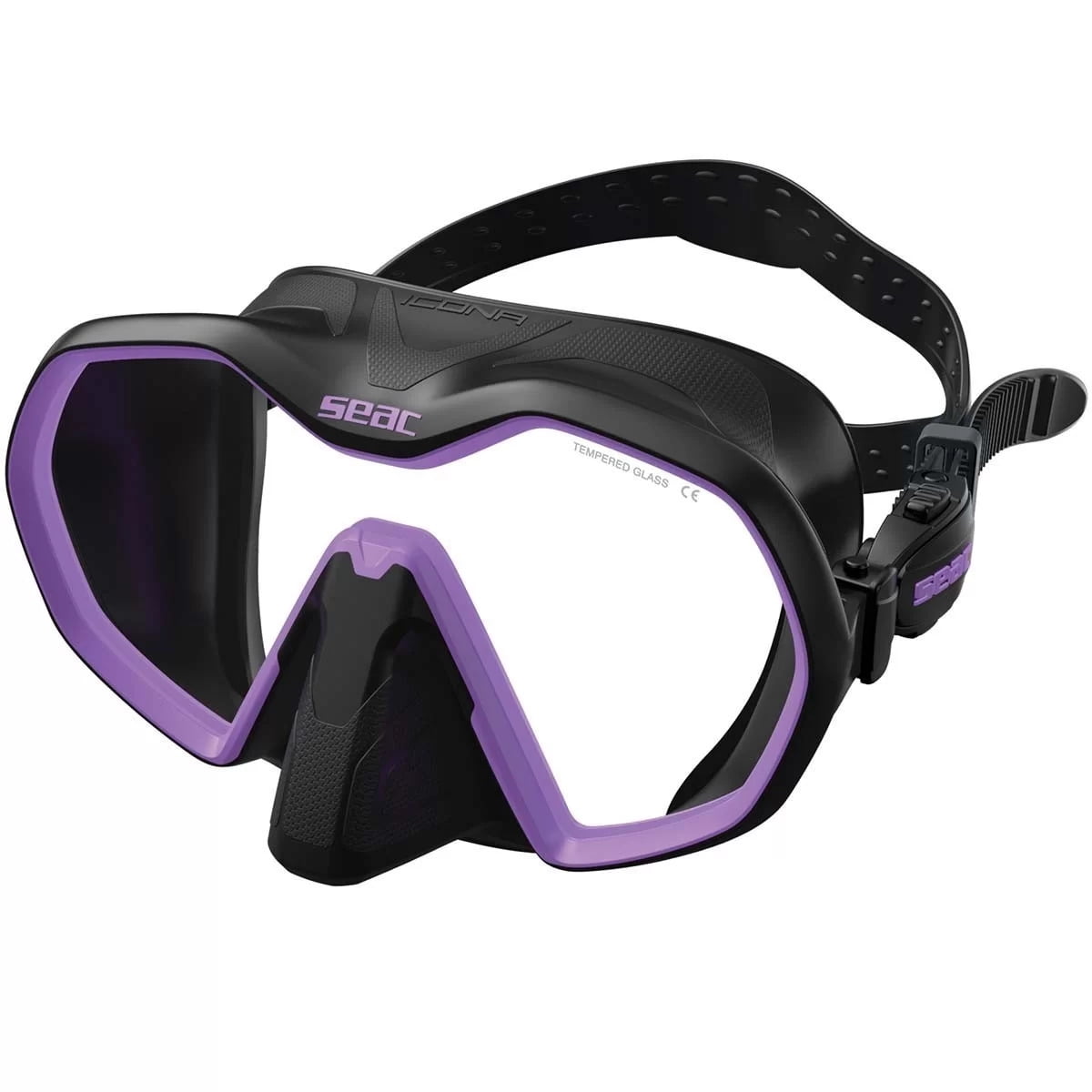 SEAC Icona Dive Mask - Black/Lilac - Walmart.com