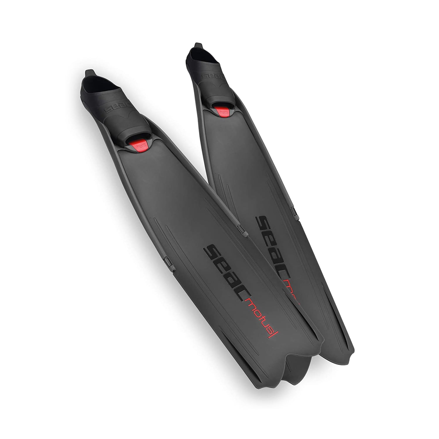 SEAC Motus Long Fins for Freediving and Spearfishing, Size 11 to 12 ...
