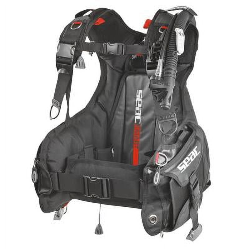 SEAC Smart Buoyancy Compensator - Black/Red - Large - Walmart Business ...