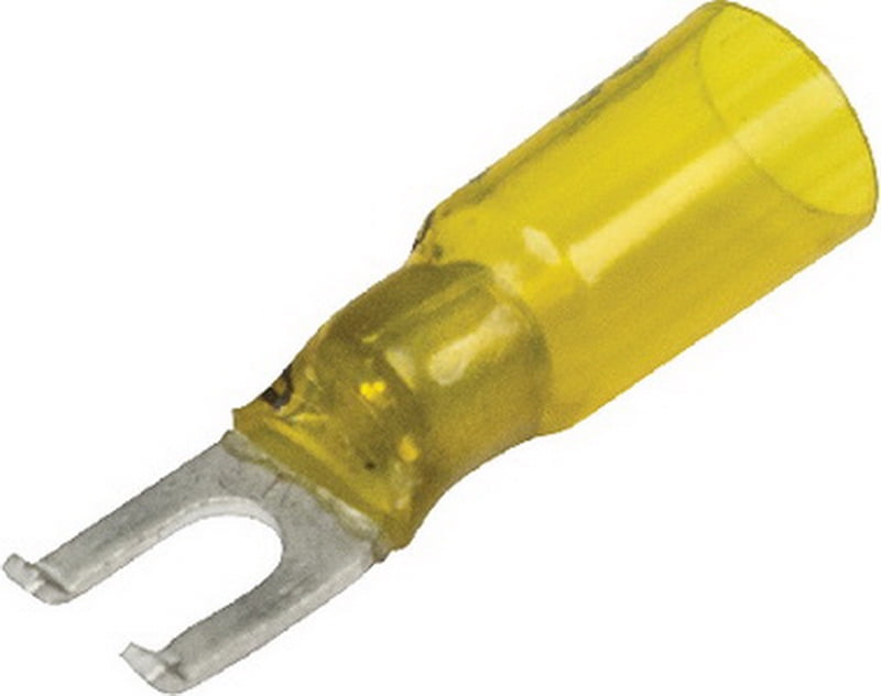 SEACHOICE 3-to-1 Flanged Spade Terminal, 25Pk Size: 12-10 Gauge, Option ...