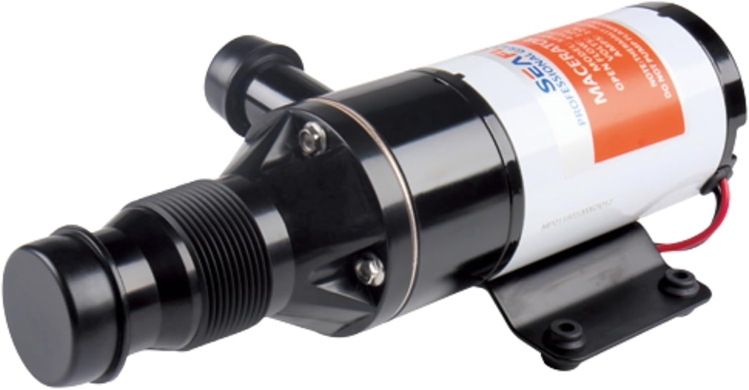 SEAFLO 01 Series 24V Macerator Pump – 12 GPM Self-Priming, Anti-Clog ...