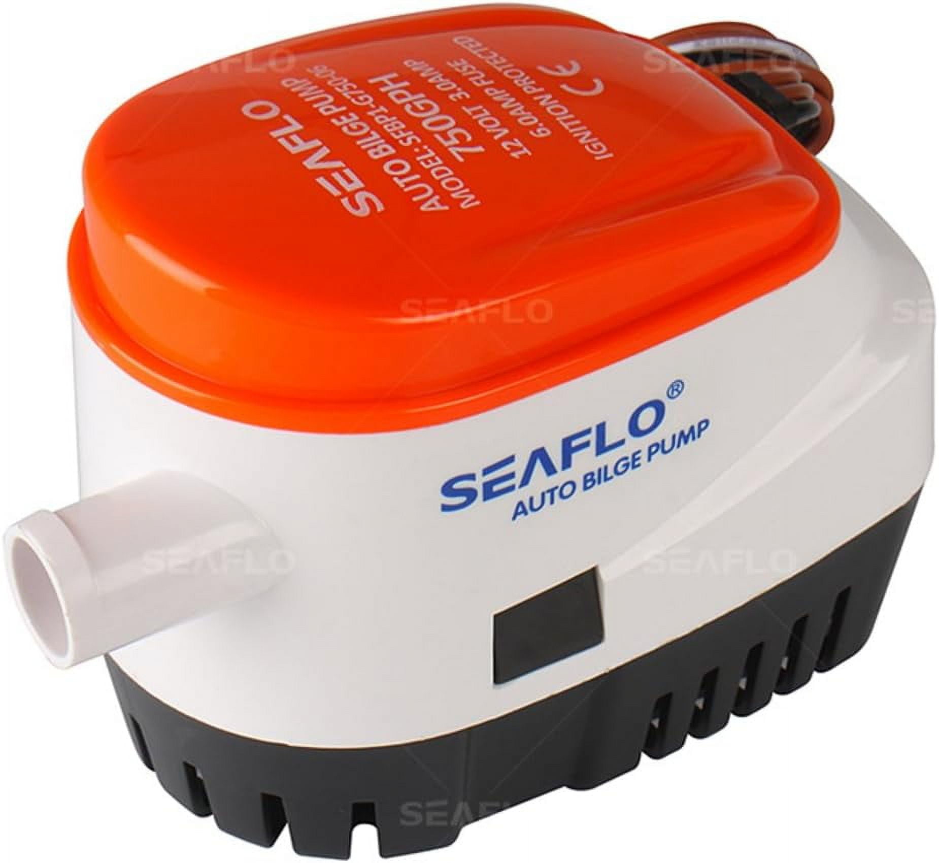 SEAFLO, Boat Bilge Water Pump, 12V 750GPH, Automatic - Walmart.com