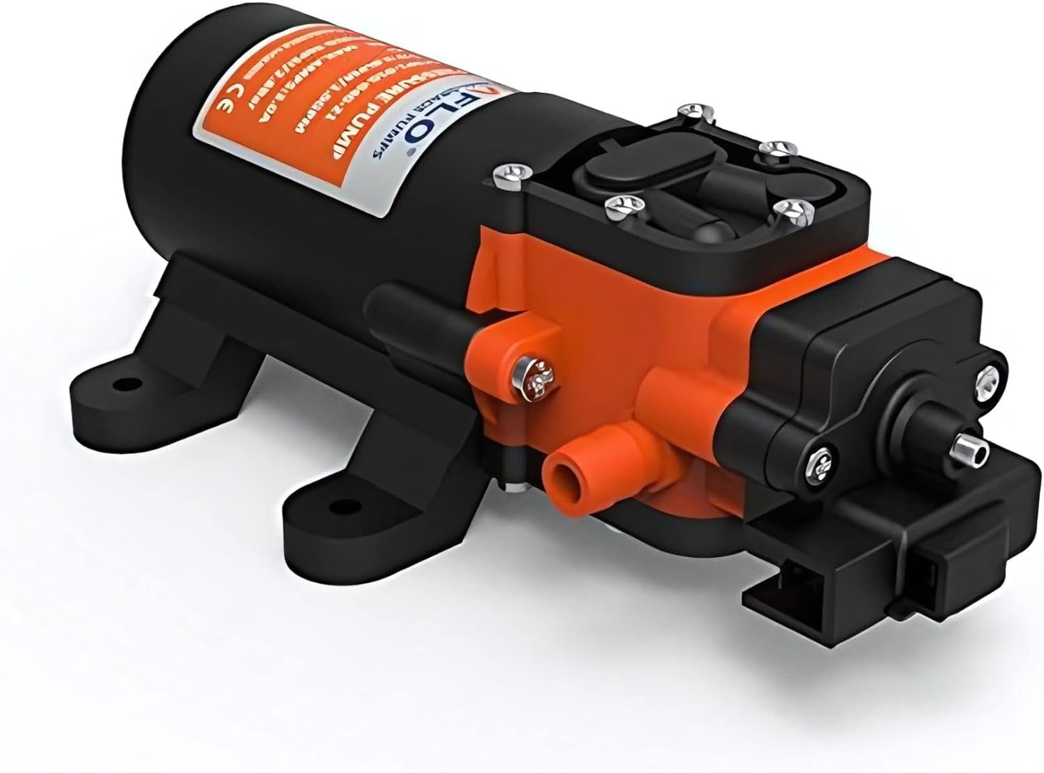 SEAFLO 24V DC 1.2 GPM 35 PSI 21-Series Diaphragm Water Pressure Pump ...