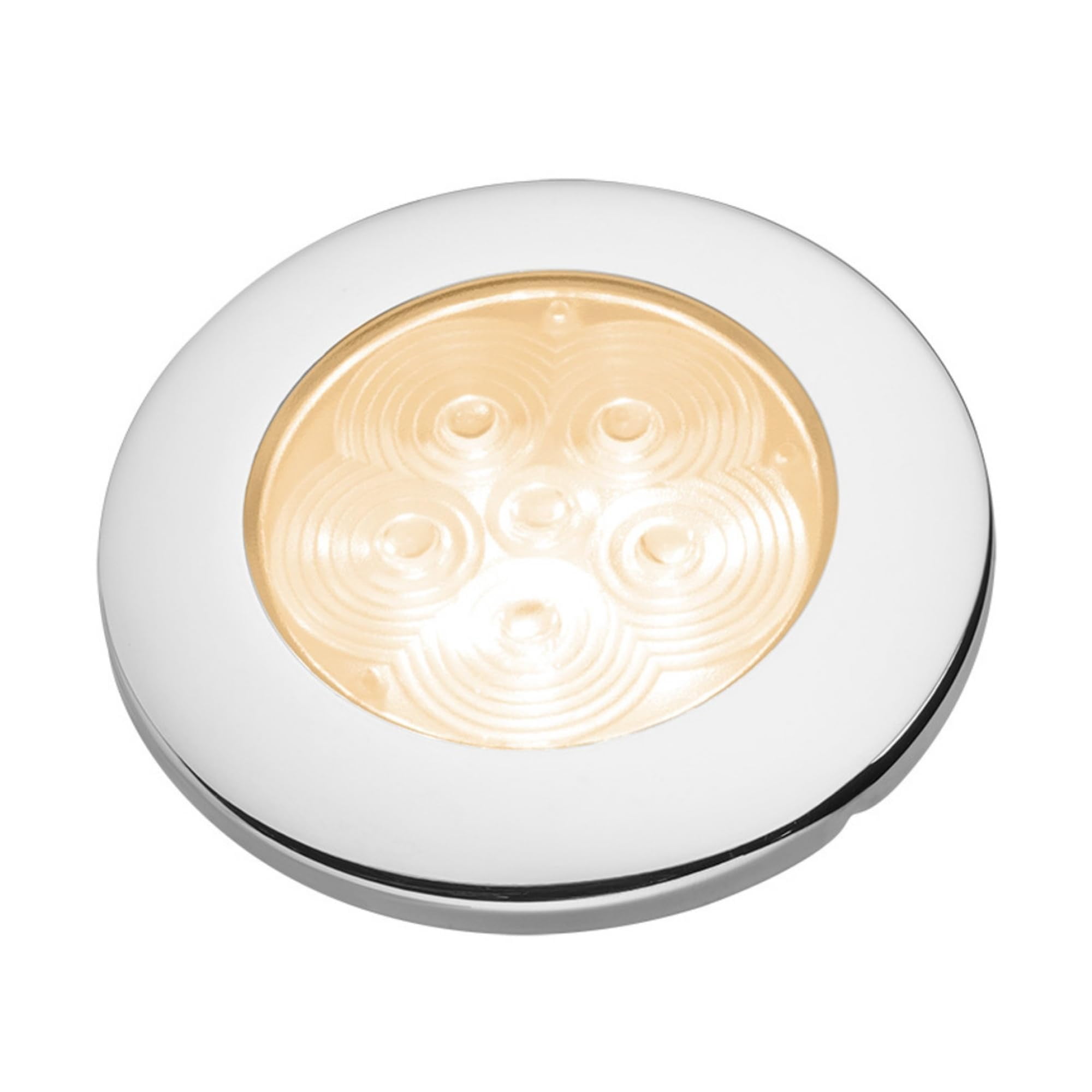 SEAFLO 3” Round LED Ceiling Courtesy Light - 12V, 1W, IP66 Waterproof ...