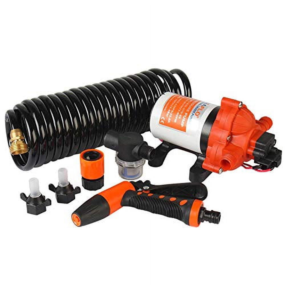 SEAFLO 33 Series 12v 70 PSI Deck Wash Pump KIT for RV, Boat, Yacht with ...