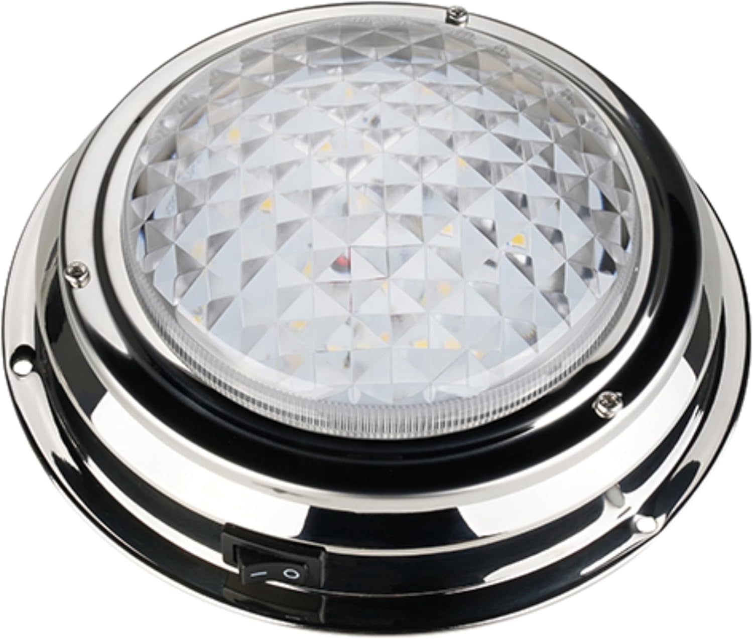SEAFLO 6” Round Boat RV Interior Ceiling LED Dome Light – 12V 3.6W ...