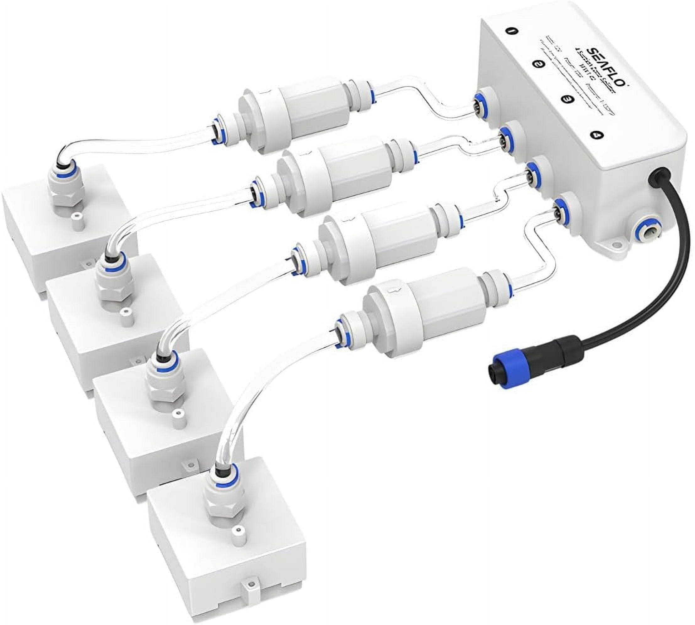 SEAFLO Dry Bilge 4-Zone Splitter System (24V) - 4 Year Warranty, Four ...