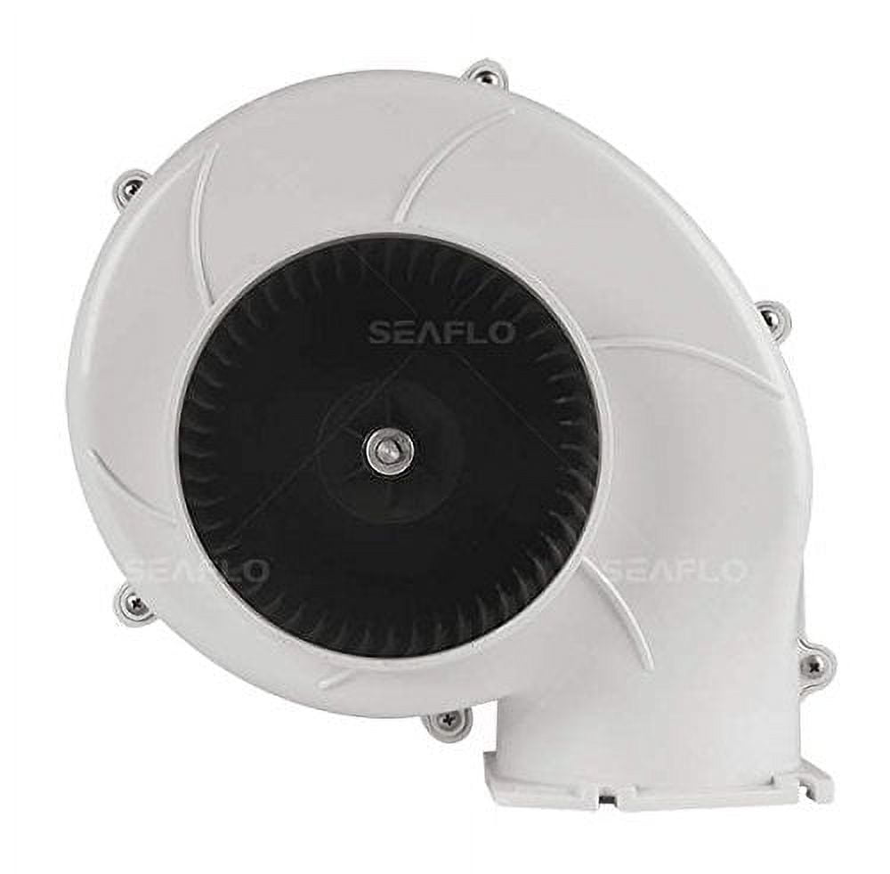 SEAFLO Flange Mount Bilge Air Blower 320CFM Boat Ventilation Marine 12V ...