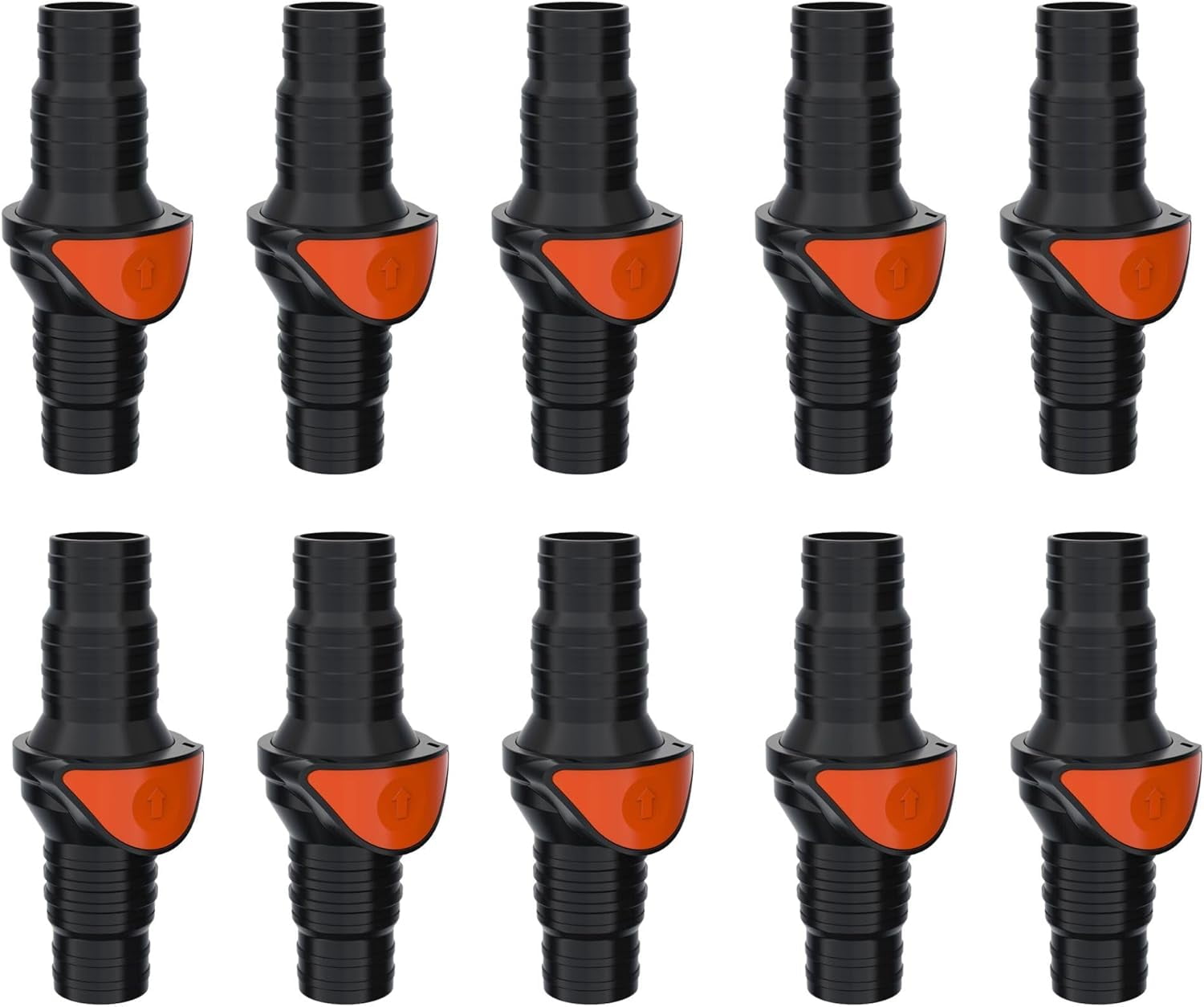 SEAFLO In-Line or 90° Quick Disconnect Check Valve – Anti-Backflow, PA6 ...