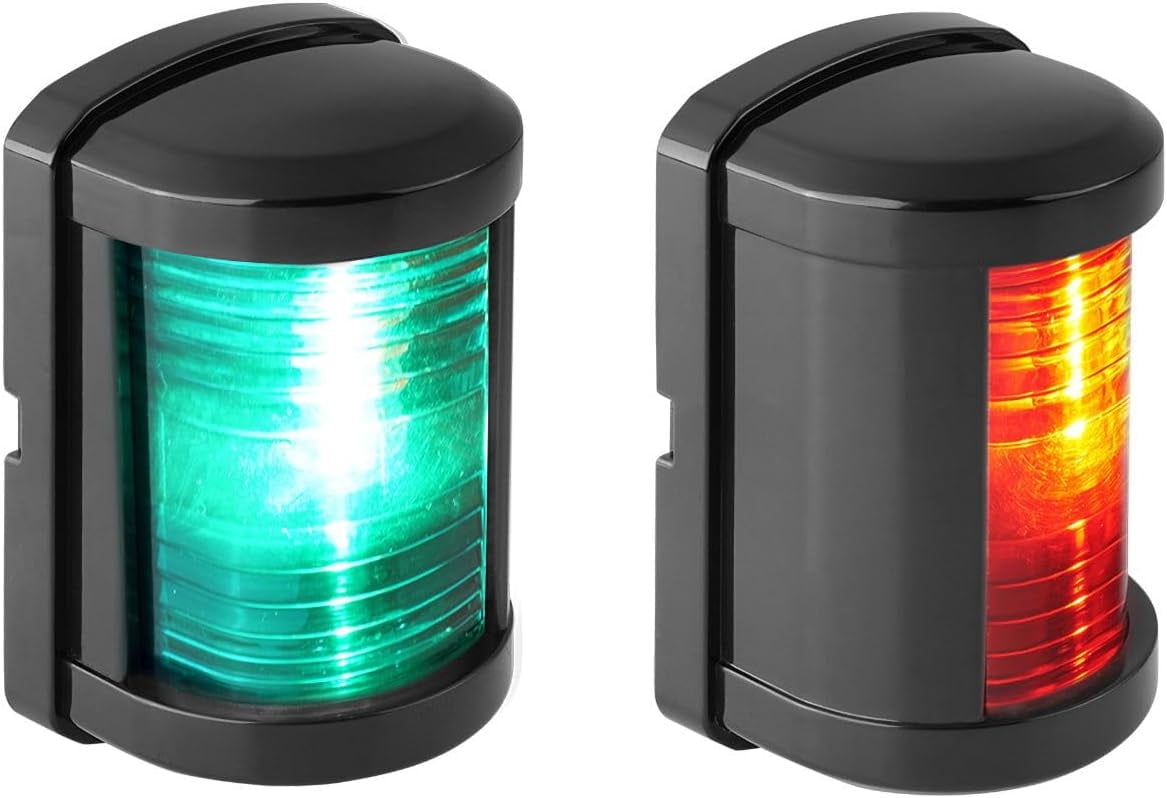 SEAFLO LED Navigation Light IP67 2NM Visibility Green Starboard Red ...