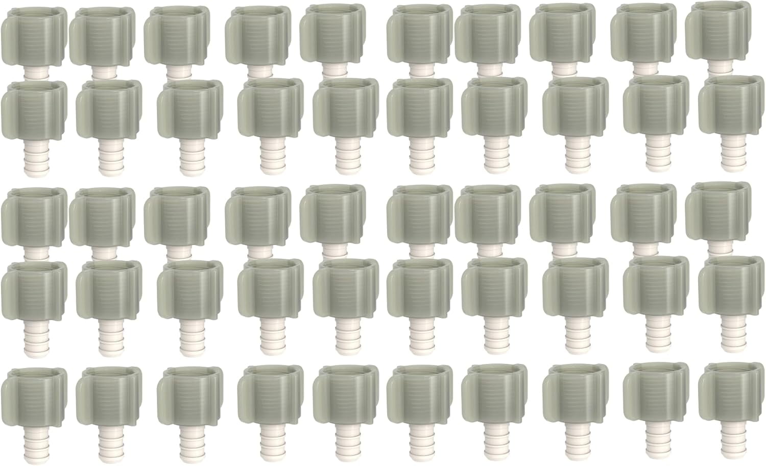 SEAFLO Plastic PEX Pipe Coupling 90° Elbow Adapter 1/2"-14 MNPT x 1/2 ...