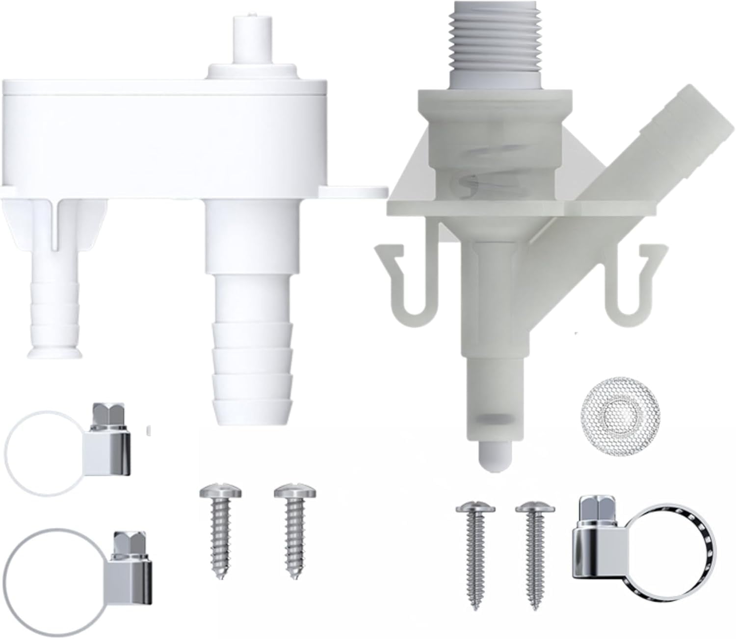 SEAFLO RV Toilet Inlet & Outlet Replacement Kit (SFTRK-015) - Fits All ...