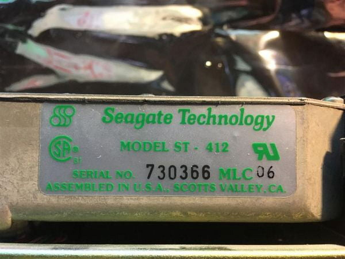SEAGATE ST-412 DISK DRIVE, RD51A REV B1 MLC06 - Walmart.com