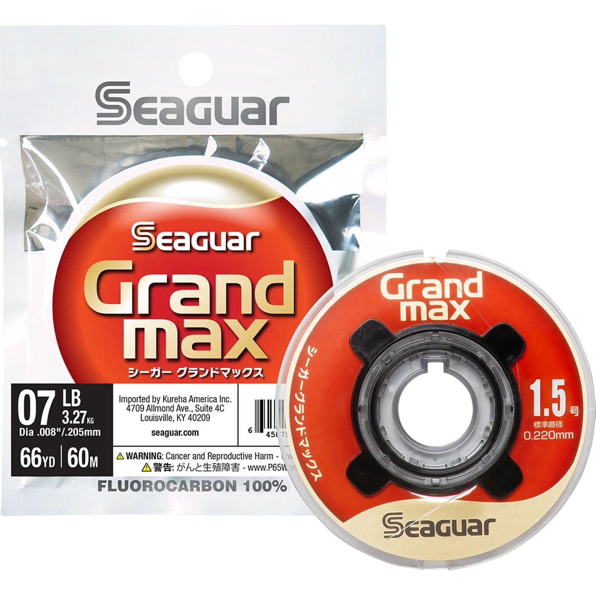 SEAGUAR JDM Grand Max 66yd .006in Fishing Line Shock Leader (05GM66 ...