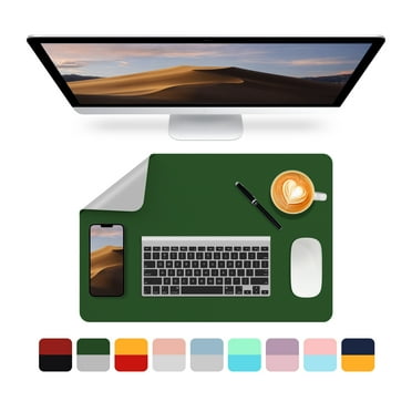 Dual-Sided Multifunctional Desk Pad, Waterproof Desk Blotter Protector ...