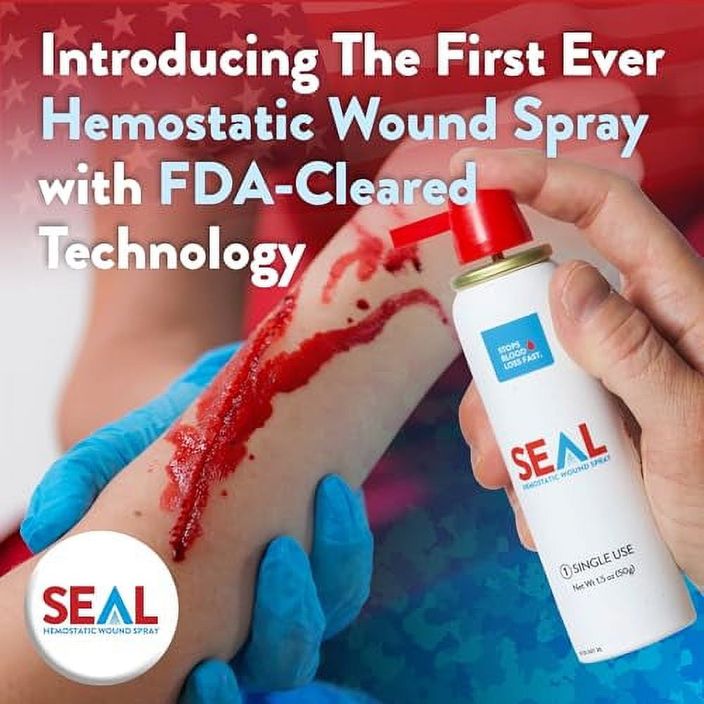 SEAL Aerosolized Hemostatic Wound Spray – Efficient Bleeding Stopper 1 ...