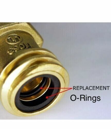 SEAL KIT FEMALE COUPLER PROPANE TANK FORKLIFT BUFFER REGO 7141M GASKET ...