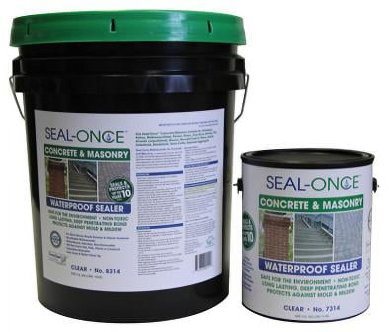 Seal Once Concrete And Masonry Waterproofer