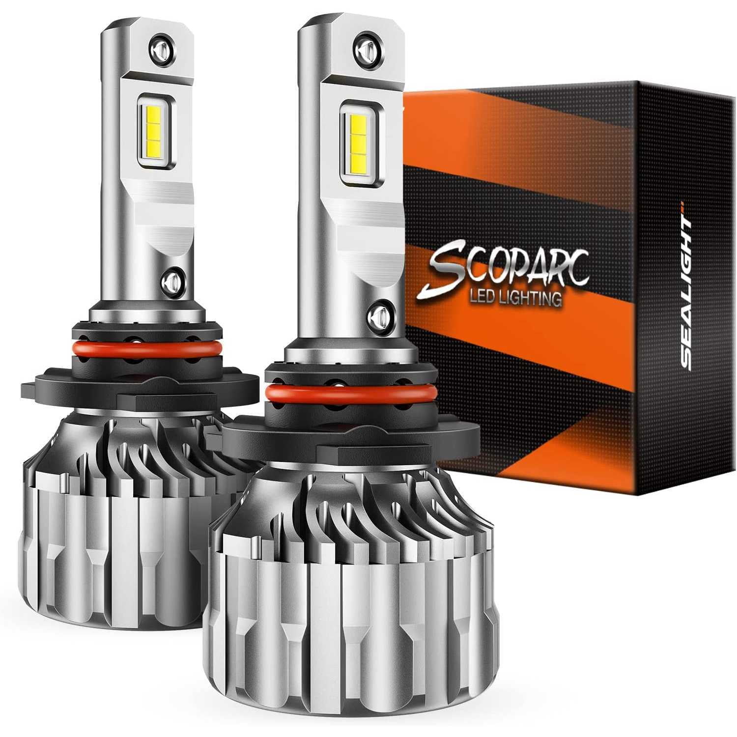 SEALIGHT S6 9006/HB4 LED Headlights Bulbs Low beam Cool White 6500K ...
