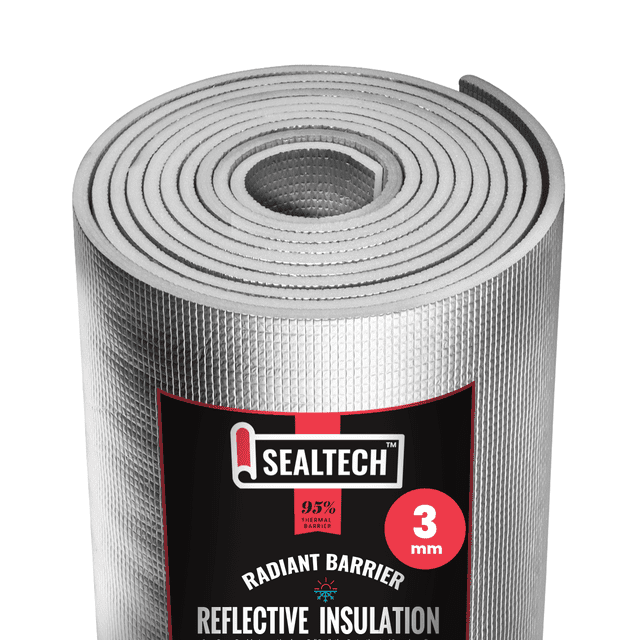 SEALTECH 3mm Reflective Insulation Roll - Premium Foam Core Radiant ...