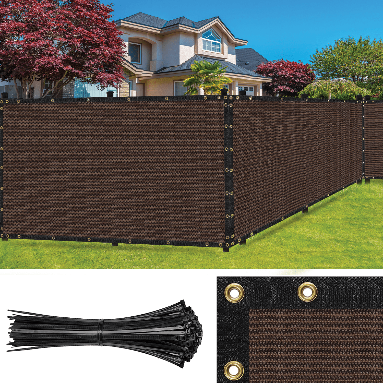 SEALTECH Ultra Heavy Duty 200 GSM Privacy Fence Screen – Non-Recycled ...