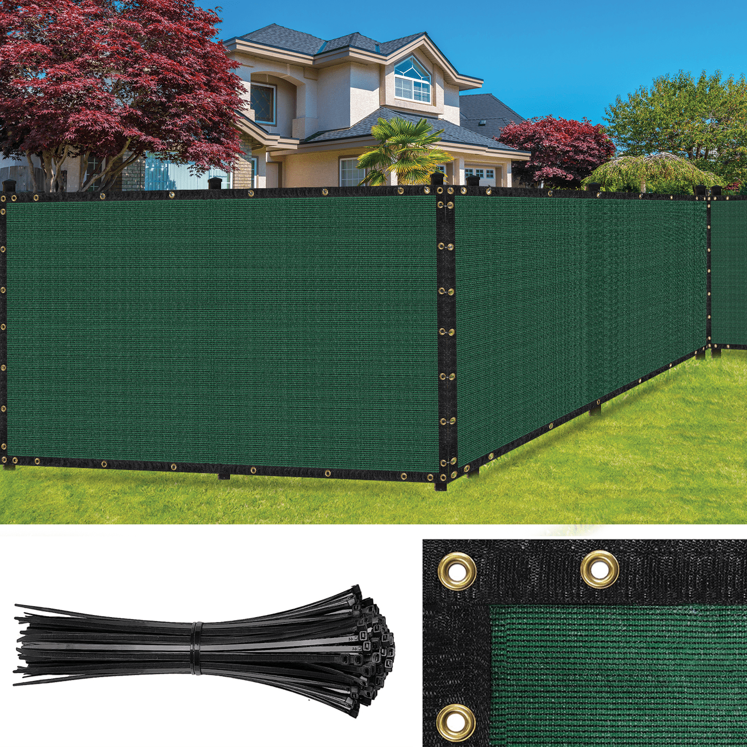 SEALTECH 4' x 10' Green Screen Fence, Ultra Heavy Duty - Walmart.com
