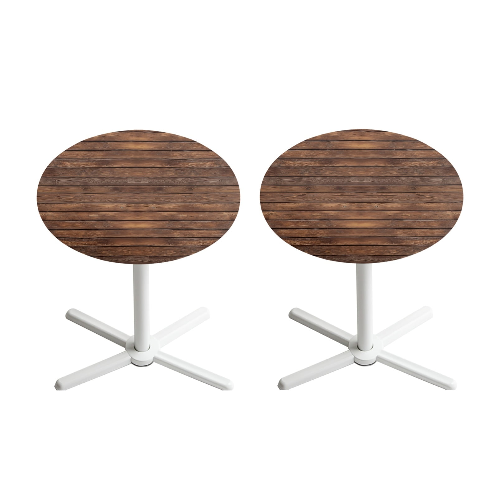 SEANATIVE 2 Pack Cocktail Table Topper Covers 24'' Diameter Round Table ...