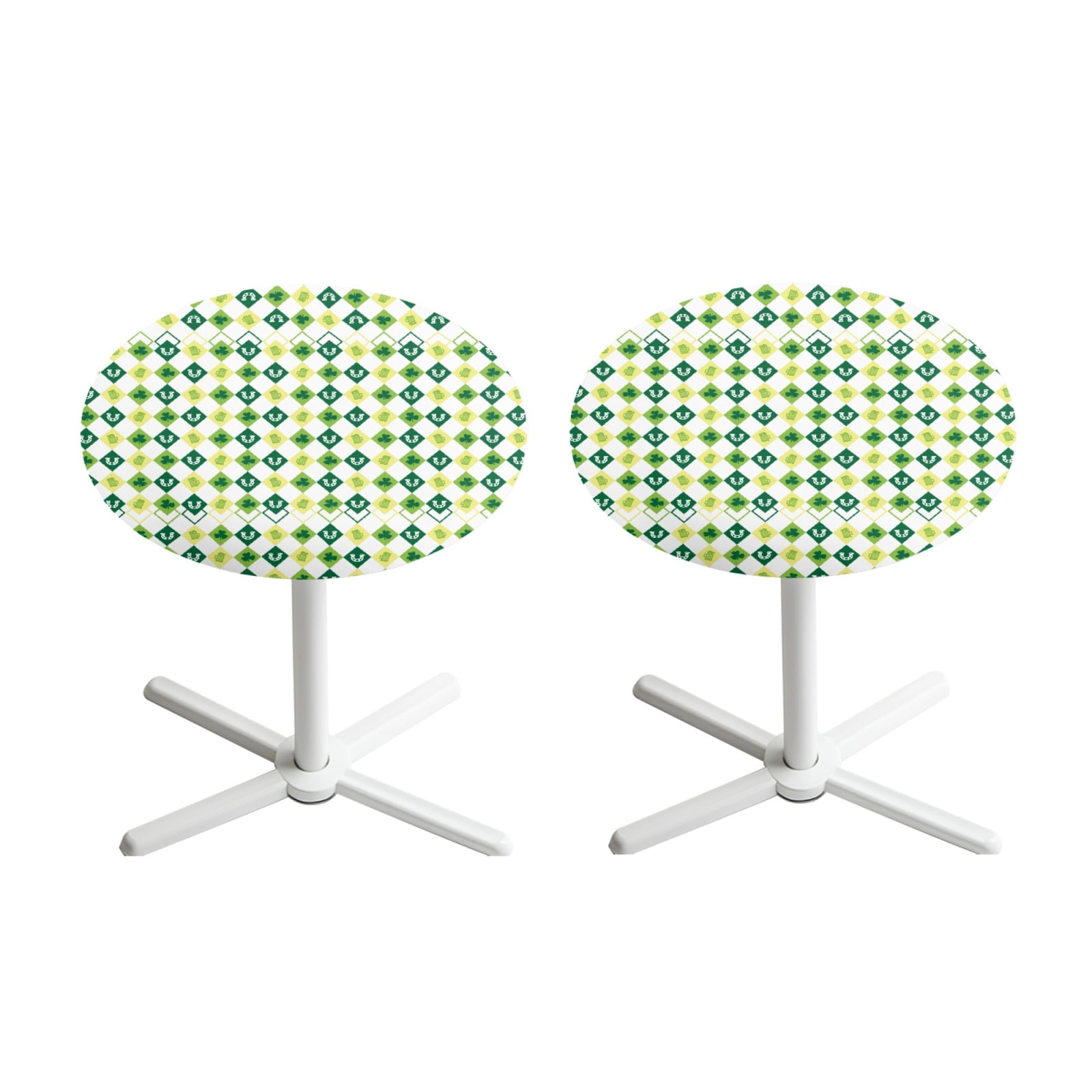 SEANATIVE 24 Inch Cocktail Table Top Cover Set of 2 High Top Tablecloth ...