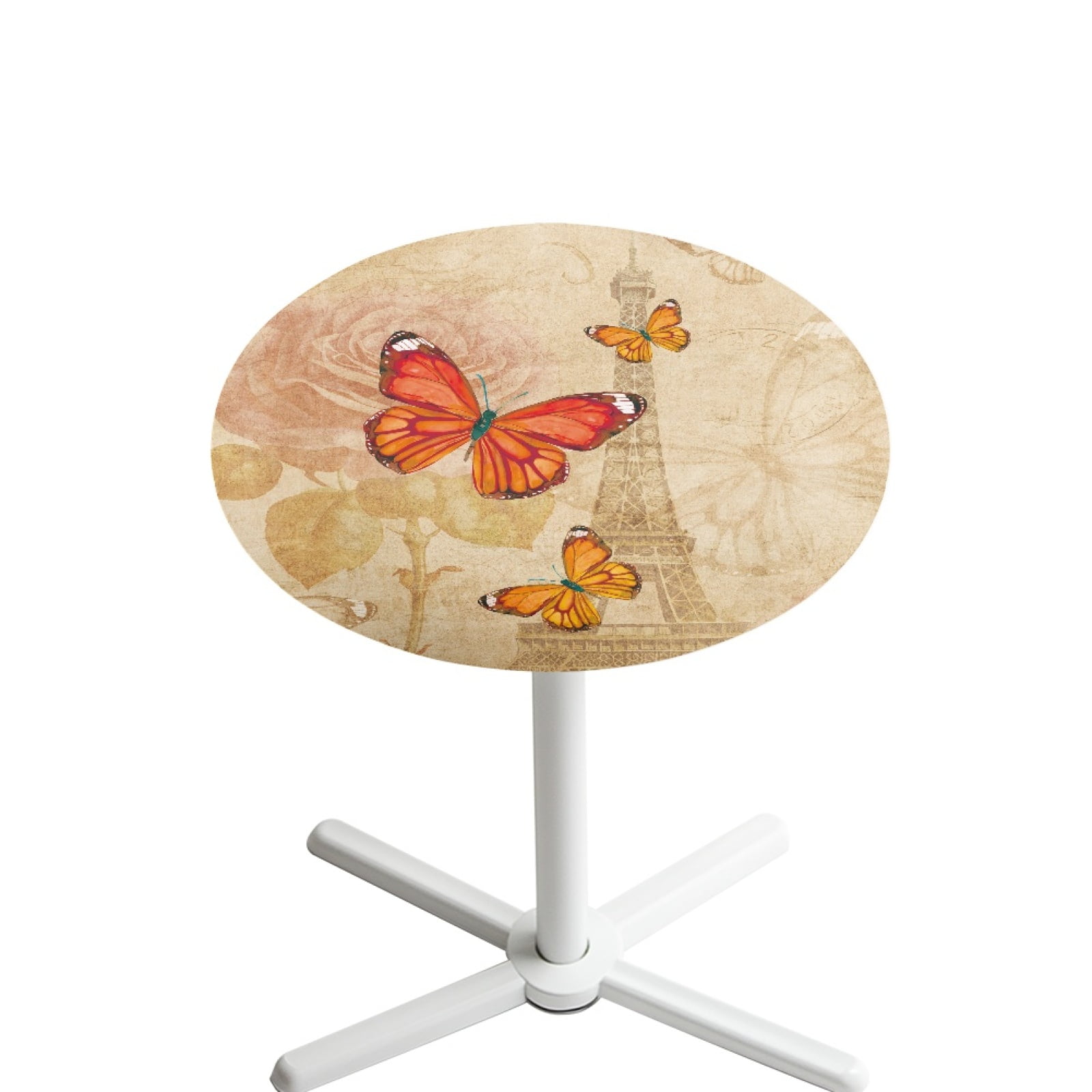 SEANATIVE 24 x 24 Inch Cocktail Tablecloths Decorative Round Table ...